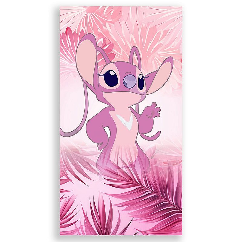 Faixa Lateral - Lilo E Stitch Rosa - Sublimado 3D - Sublistamps Sublimação