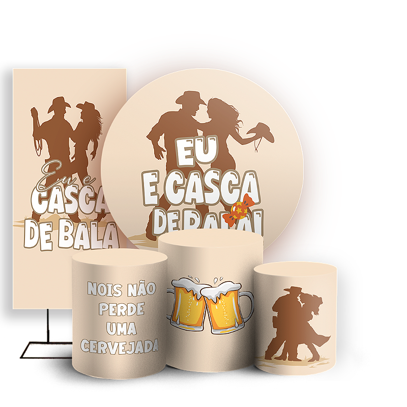 KIT Redondo Trio e Faixa - Casca De Bala - Sublimado 3D - Sublistamps ...