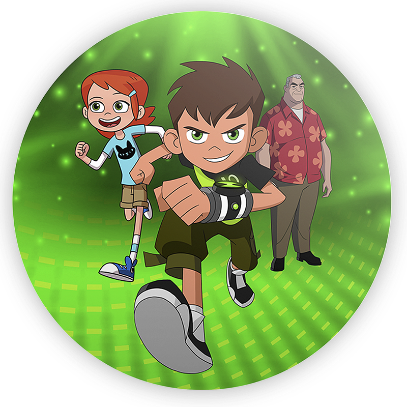 Painel Redondo - Ben 10 - Sublimado 3D - Sublistamps Sublimação