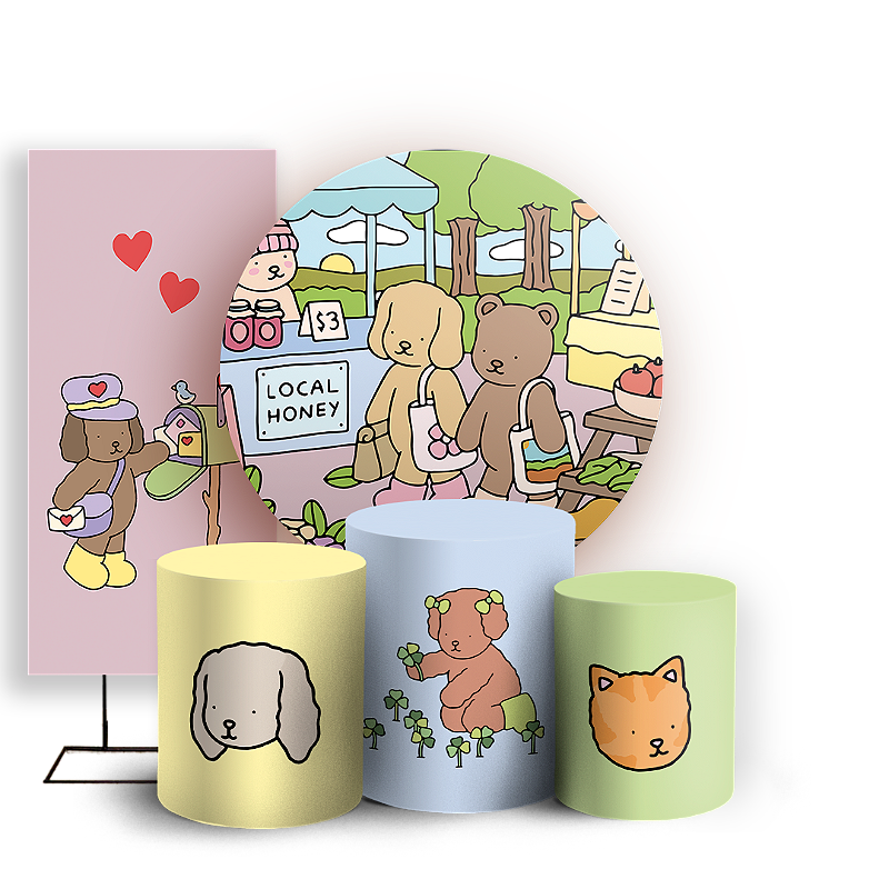 KIT Redondo Trio e Faixa - Bobbie Goods - Sublimado 3D - Sublistamps ...