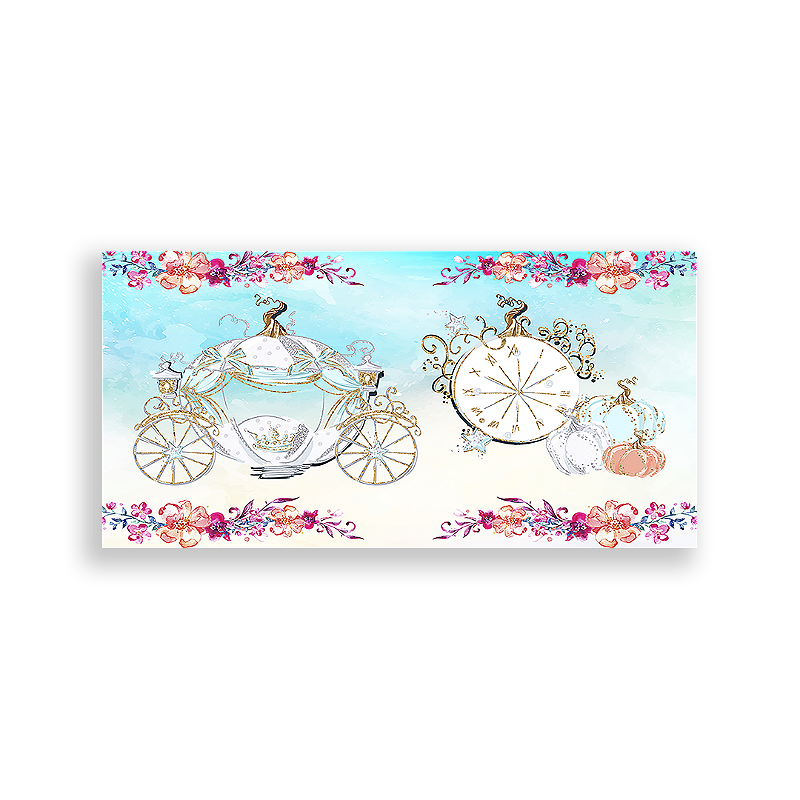 Painel Retangular - Cinderella - Sublimado 3D - Sublistamps Sublimação