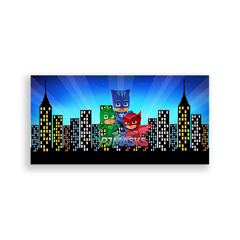Painel Retangular - Pj Mask - Sublimado 3D - Sublistamps Sublimação