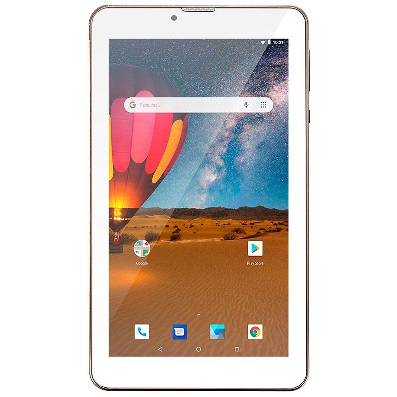 Tablet Multilaser M7 Dual Chip 16Gb 1Gb Ram Tela 7 Polegadas Cor ...