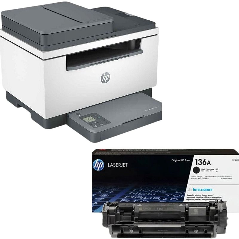 Impressora Hp Laserjet Mfp M236sdw Wifi / 110v - Branco - Sacks Center