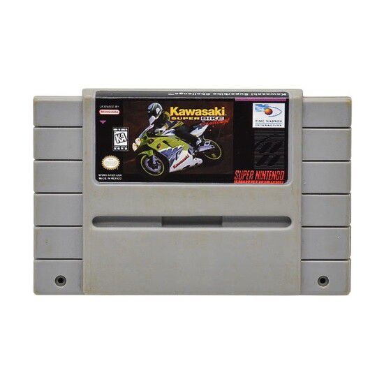 Jogo Kawasaki S. Bike SNES Super Nintendo Paralelo Seminovo - Machado ...