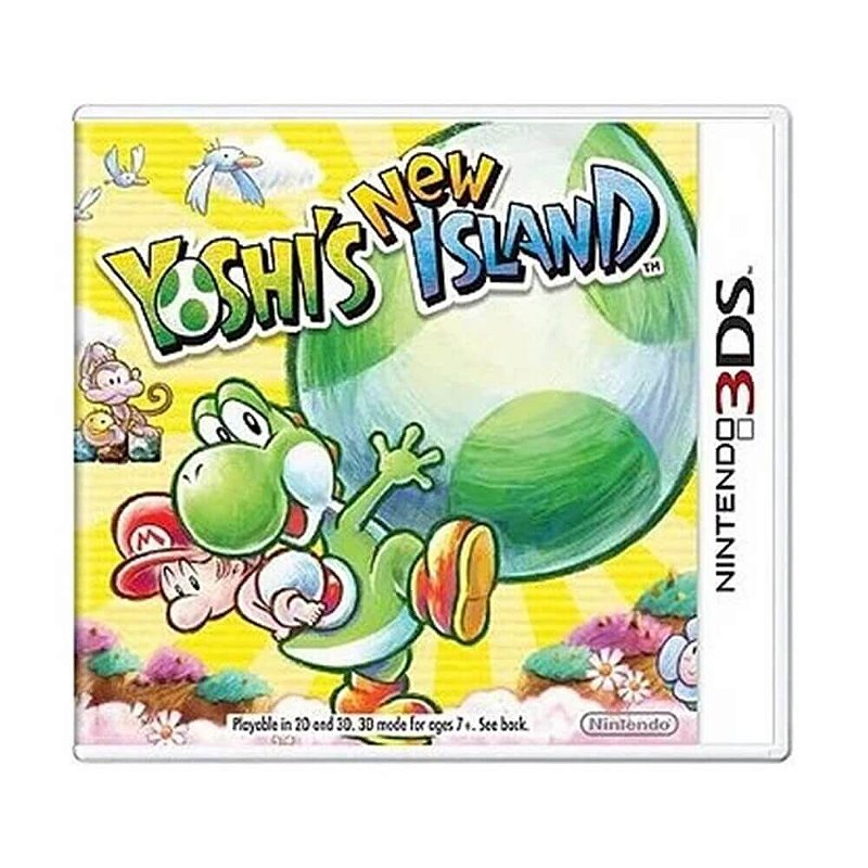 Jogo Yoshi's New Island 3DS Mídia Física Original (Seminovo) - Machado ...