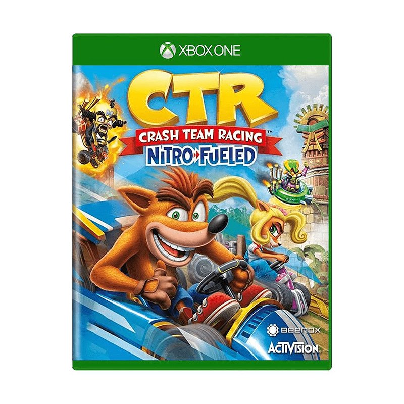Jogo Crash Team Racing Nitro Fueled Xbox One Físico Seminovo - Machado ...