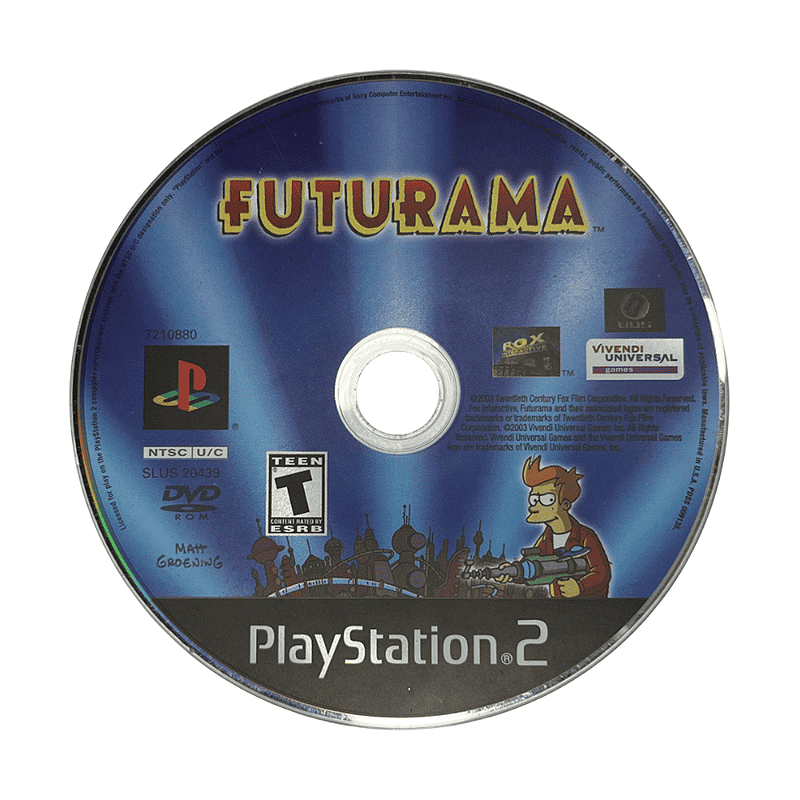 Jogo Futurama PS2 Original Somente Disco (Seminovo) - Machado Games ...