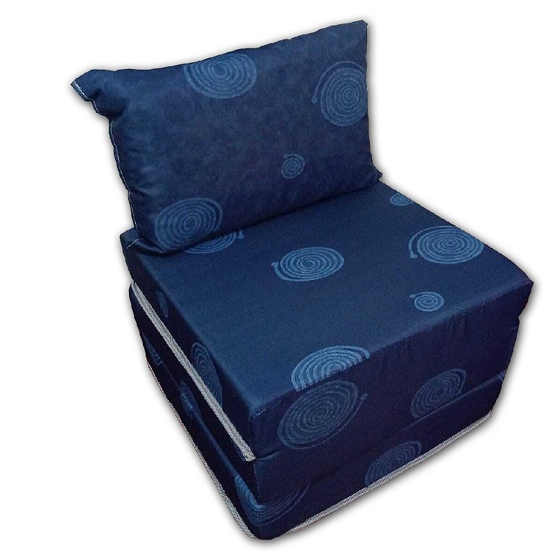 Puff Multiuso Colchão + Travesseiro Cama Solteiro 3 Em 1 - De Coração Shop