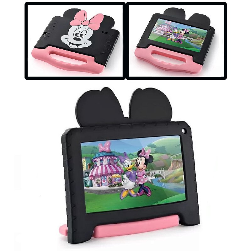 Tablet Infantil Multi 7 Polegadas 32GB Modelos Divertidos Minnie Mouse ...