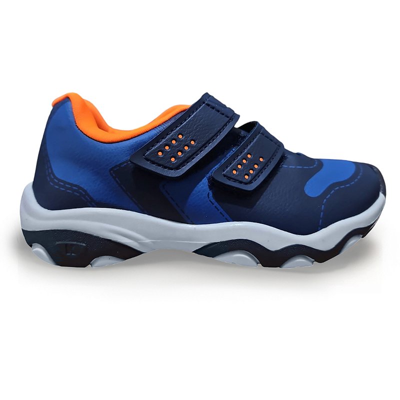 Tênis Menino Infantil Com Carrinho Kidy Play Respitec 2 fechos - De ...