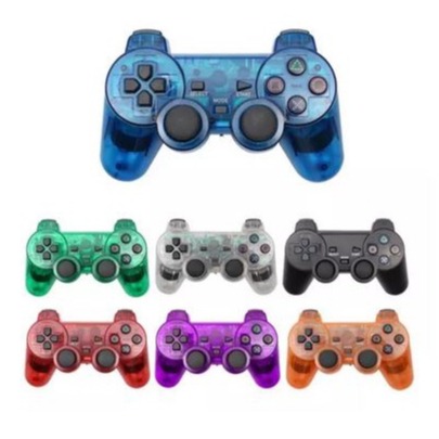 Controle Transparente Playstation 2 controle com fio - Play 7
