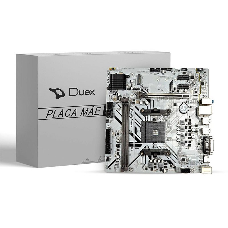Placa Mae DUEX B450 - Branca - DX B450M ZG M.2 AMD Ryzen AM4 DDR4 - New ... Placa Mae DUEX B450 - Branca - DX B450M ZG M.2 AMD Ryzen AM4 DDR4 - New ...