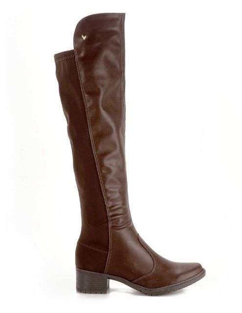 Bota Mississipi Ref. Q8542-0002 Berteli Cor: Castanho - Altamir Calçados