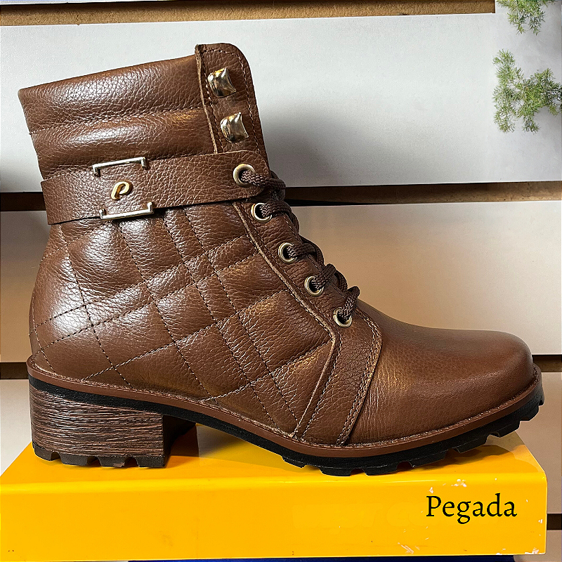 Bota Pegada Fem. Ref. 281416-03 Cor: Burnished Toff - Altamir Calçados