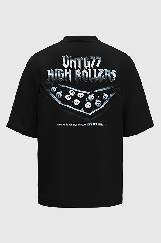 Camiseta Oversized VNTG77 High Rollers - Só Track Boa Clothing ...