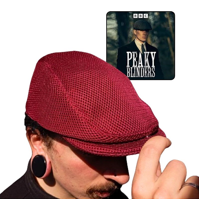Boina Vermelha Bordô Frio Inglesa Peaky Blinders Elegante - Bicudos Store