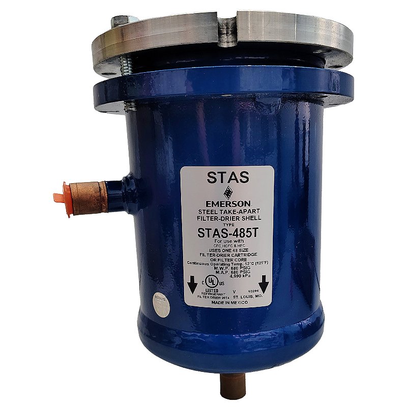 Carcaça - Filtro Secador recarregável STAS 485 5/8“ solda 1 Núcleo 48 ...