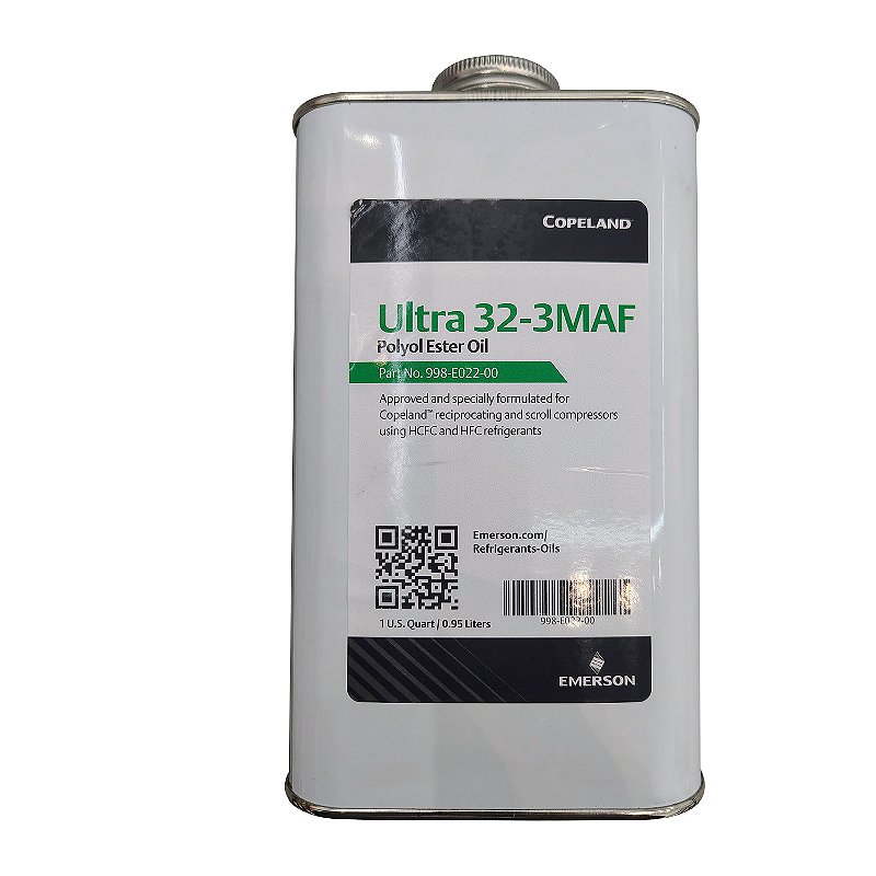 Oleo Polyol Ester Ultra 32-3Maf galão 950ml Copeland - Energy Cold - MT