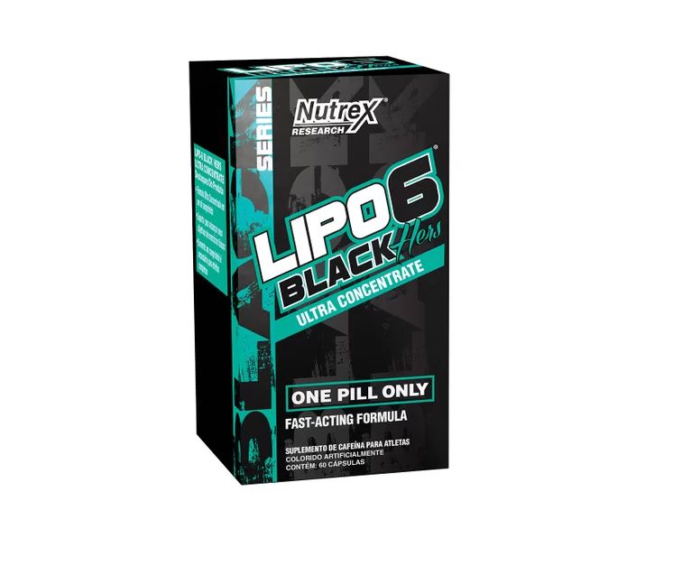 Lipo 6 Black Hers Ultra Concentrado 60 Cáps - Nutrex - Spartacus Importados