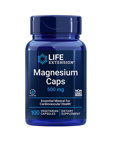 Magnesium Caps 500 mg 100 Cáps - Life Extension - Spartacus Importados