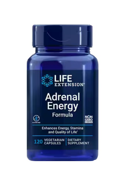 Adrenal Energy Formula 120 caps - Life Extension - Spartacus Importados