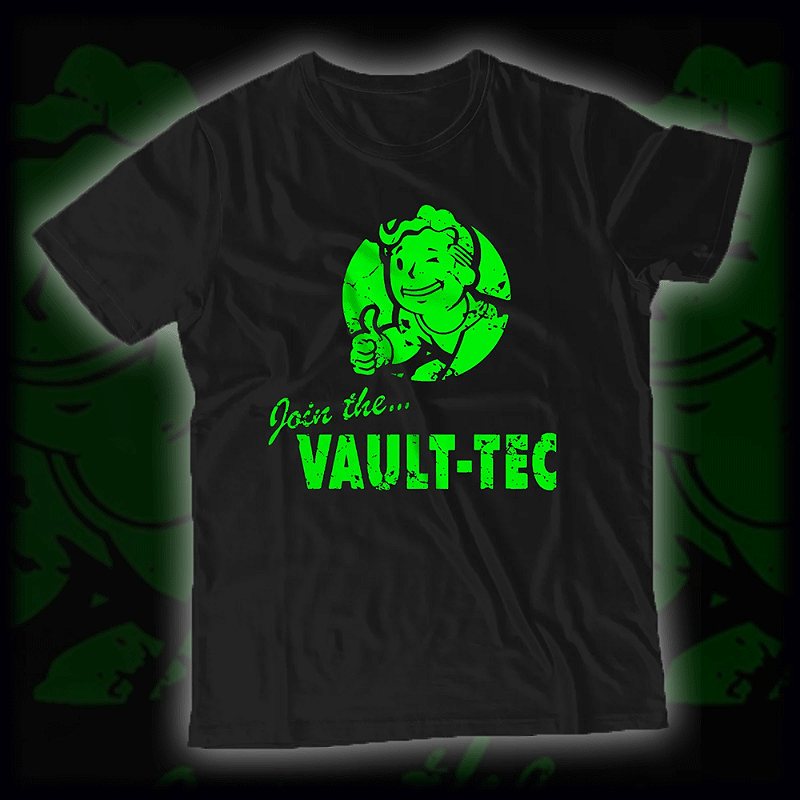 Camisa Fallout Join The Vault-Tec - Kurtka Black