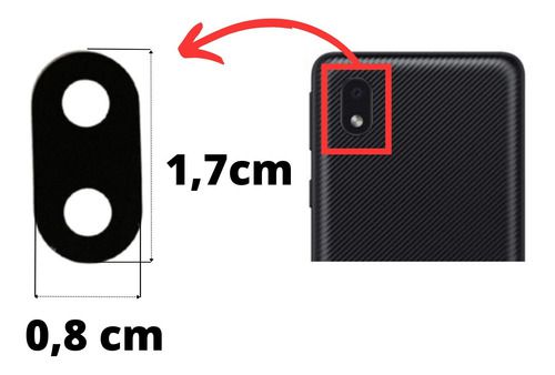 Lente Câmera Galaxy A01 Core (a013) - PK Mobile - A sua Distribuidora ...