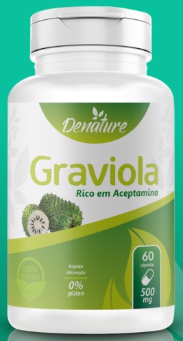 Graviola Poderoso Antioxidante 100% Puro Natural 60 Cápsulas - Guerreiros da Luz