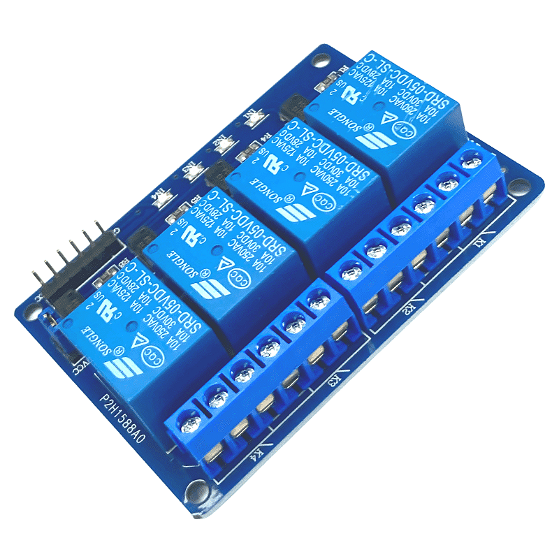 Módulo Rele 4 Canais 5V - A2 Robotics - Arduino