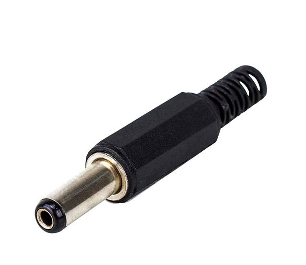 Plug P4 Macho 5,5 x 2,1mm - A2 Robotics - Arduino