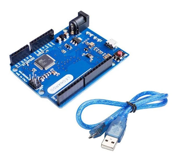 Arduino Leonardo R3 + Cabo Micro USB 2.0 - A2 Robotics - Arduino