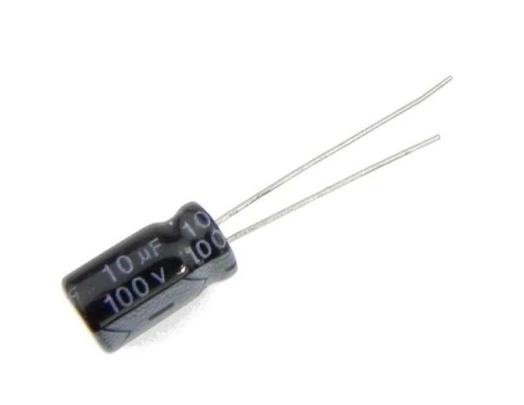 Capacitor Eletrolítico 10uF / 100V - A2 Robotics - Arduino