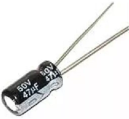 Capacitor Eletrolítico 47uF / 50V - A2 Robotics - Arduino