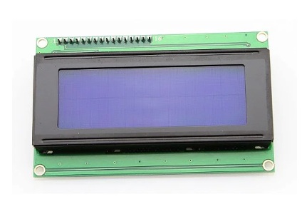 Display LCD 20x4 com Backlight Azul e I2C - A2 Robotics - Arduino