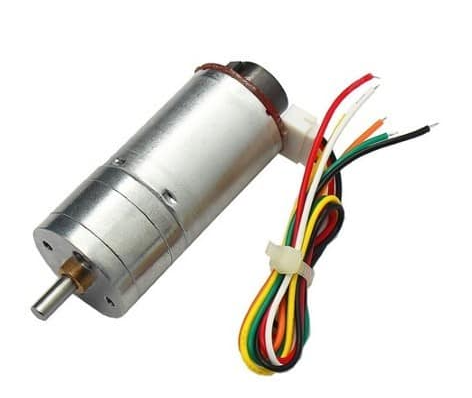 Motor GA25-DC 6 V C/Encoder 210 RPM - A2 Robotics - Arduino