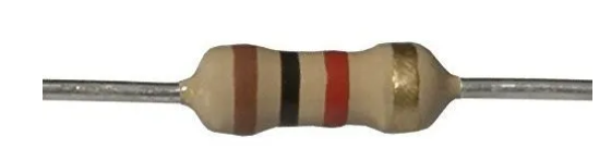 Resistor 1K 5% (1/2W) - A2 Robotics - Arduino