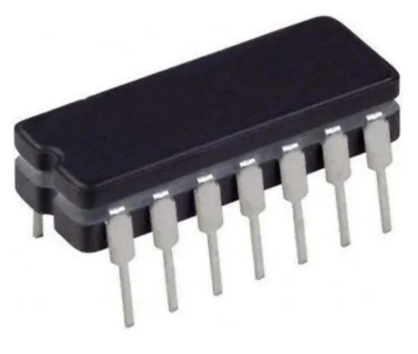 Circuito Integrado SN74LS00 DIP - 74LS00 - A2 Robotics - Arduino