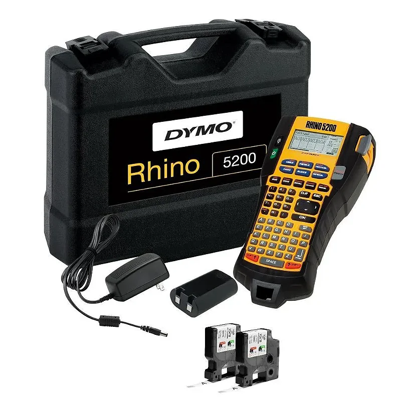 Kit Rotulador Eletrônico Dymo RhinoPro 5200 com Maleta - Pronto Print ...