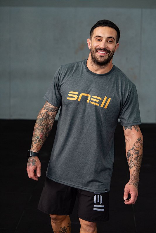 Camiseta SNELL Logo Mescla Gold - SNELL