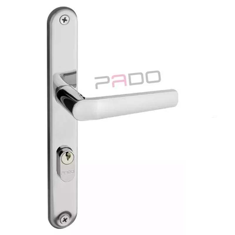 FECHADURA PADO CONCEPT 600 EXTERNA ESTREITA, CROMADA - MEGAFER