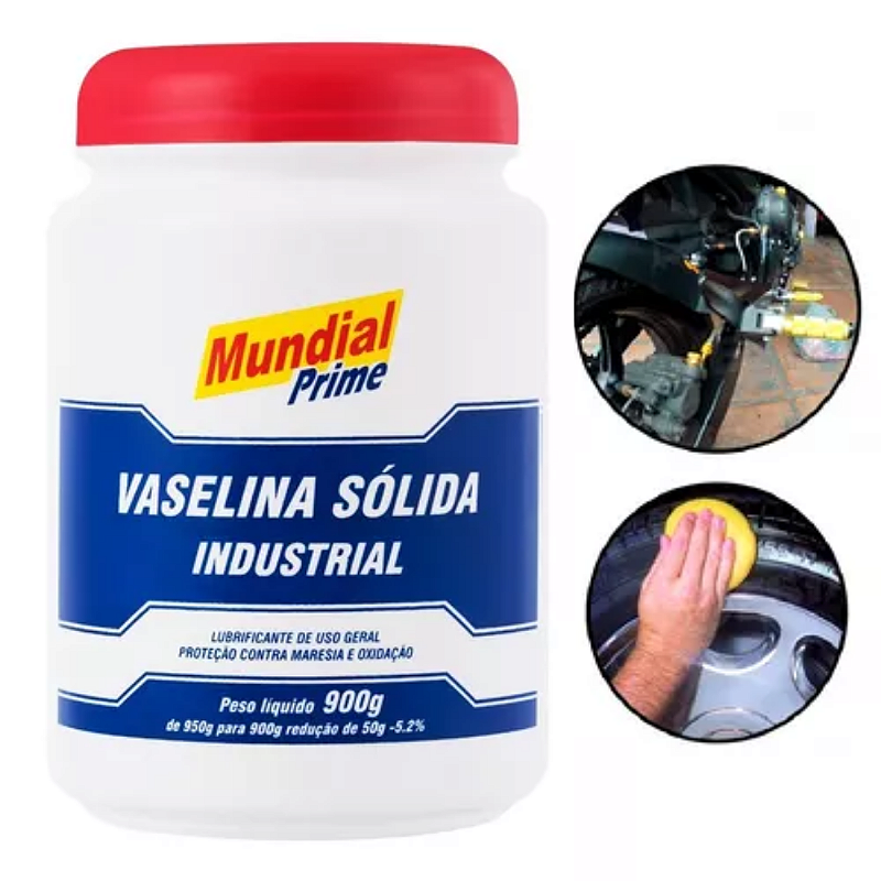 VASELINA SÓLIDA 900GR, MUNDIAL PRIME - MEGAFER