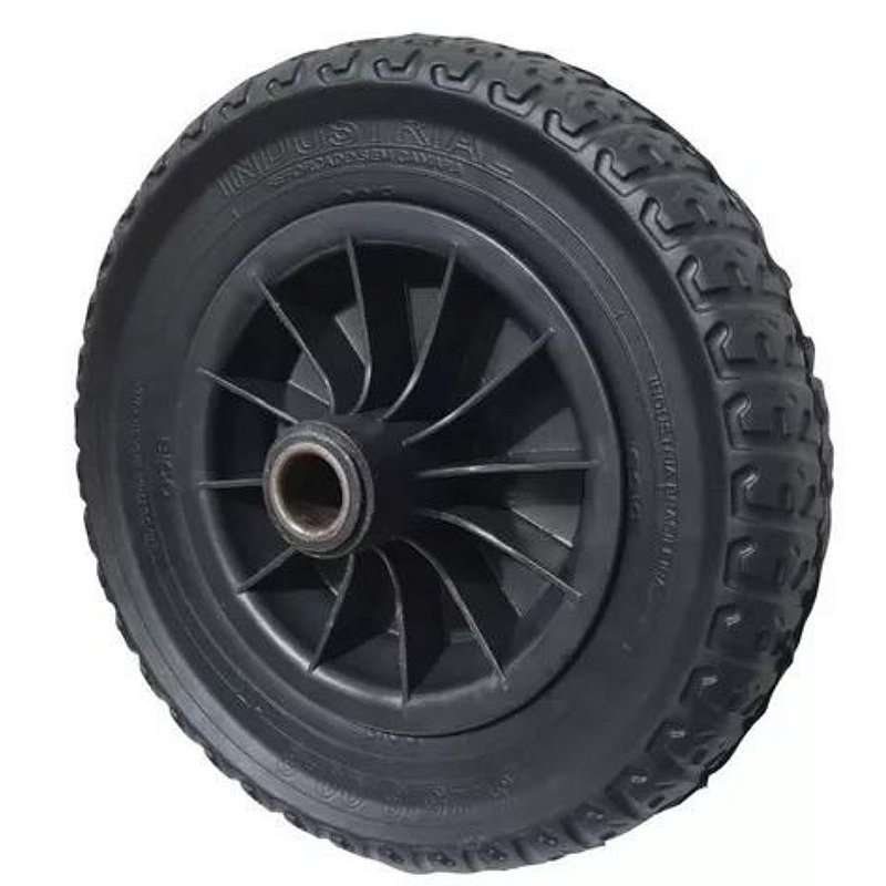 Roda Pneu Maciço Eva Plus Para Carrinho De Mão 3.25/3-2 - MEGAFER