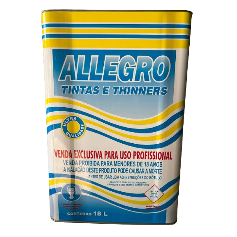 Thinner solvente allegro 18lt - MEGAFER