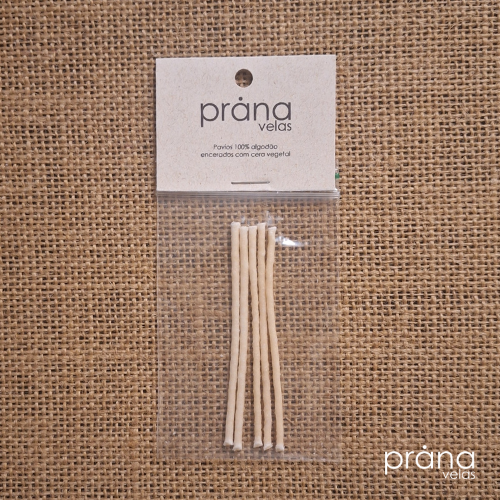 Pavio Algodão Encerado - Prana Velas - Prana Velas | Ilumine, decore e ...