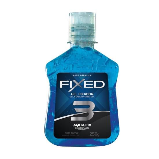 Gel Fixador 3 Fixed Aqua Fix 250g - Montreal Distribuidora