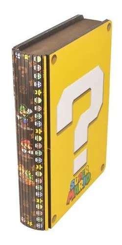 Caixa Livro Mario Bros Geek Desenho Mdf Porta Treco - Modernato Atacado