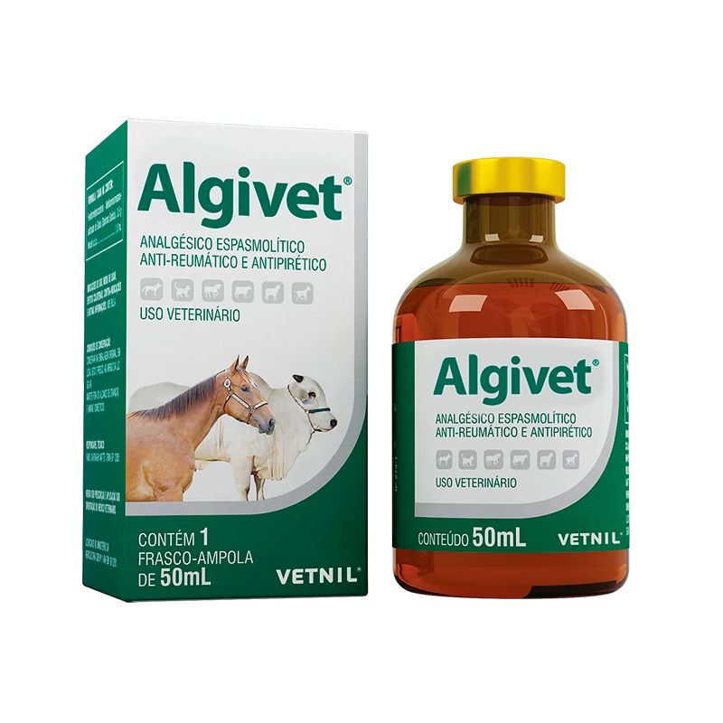 Algivet 50 mL - Vetnil - KV Medical Produtos Hospitalares e Veterinários