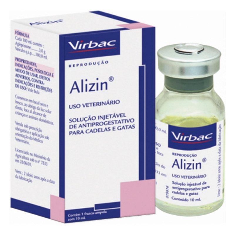 Alizin 10 mL - Virbac - KV Medical Produtos Hospitalares e Veterinários