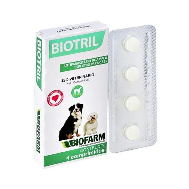 Biotril Com 4 Comprimidos - Biofarm - KV Medical Produtos Hospitalares ...